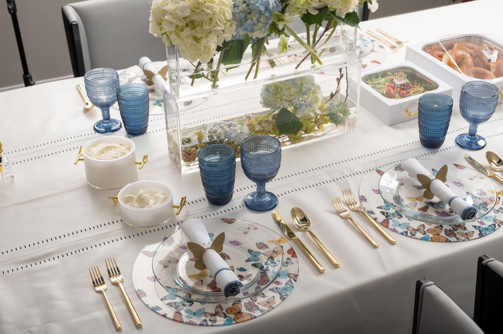 Waterdale Collection | Modern Judaica Lucite & Leather Decor