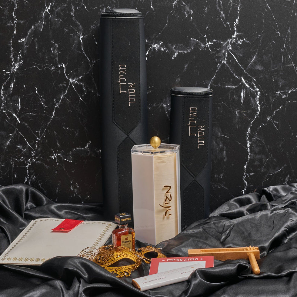 Waterdale Collection | Modern Judaica Lucite & Leather Decor