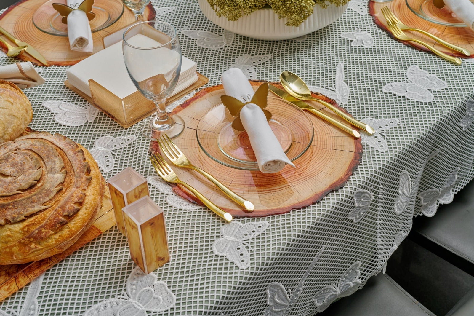 Waterdale Collection | Modern Judaica Lucite & Leather Decor