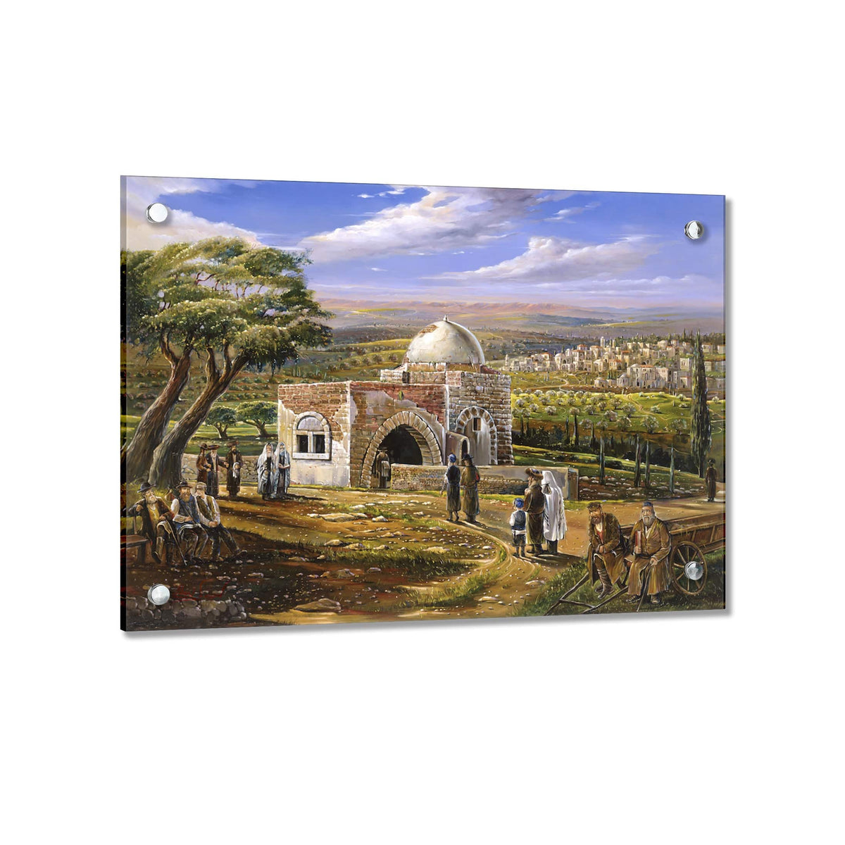 Alex Levin Kever Rochel Painting – Waterdale Collection