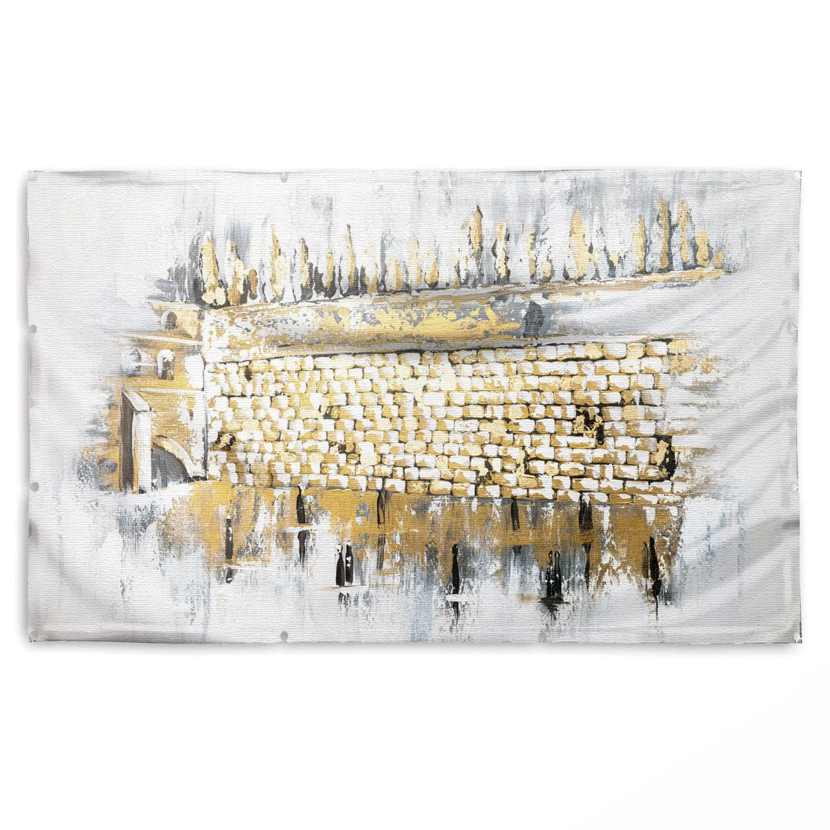 Kosel at Winter Vinyl Sukkah Decoration – Waterdale Collection