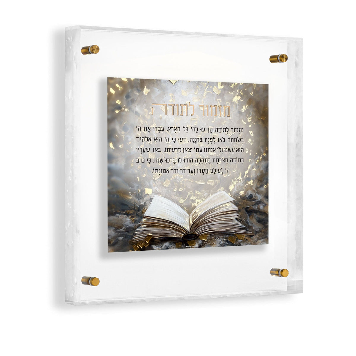 Mizmor Lesoda Painted Frame Wall Art – Waterdale Collection