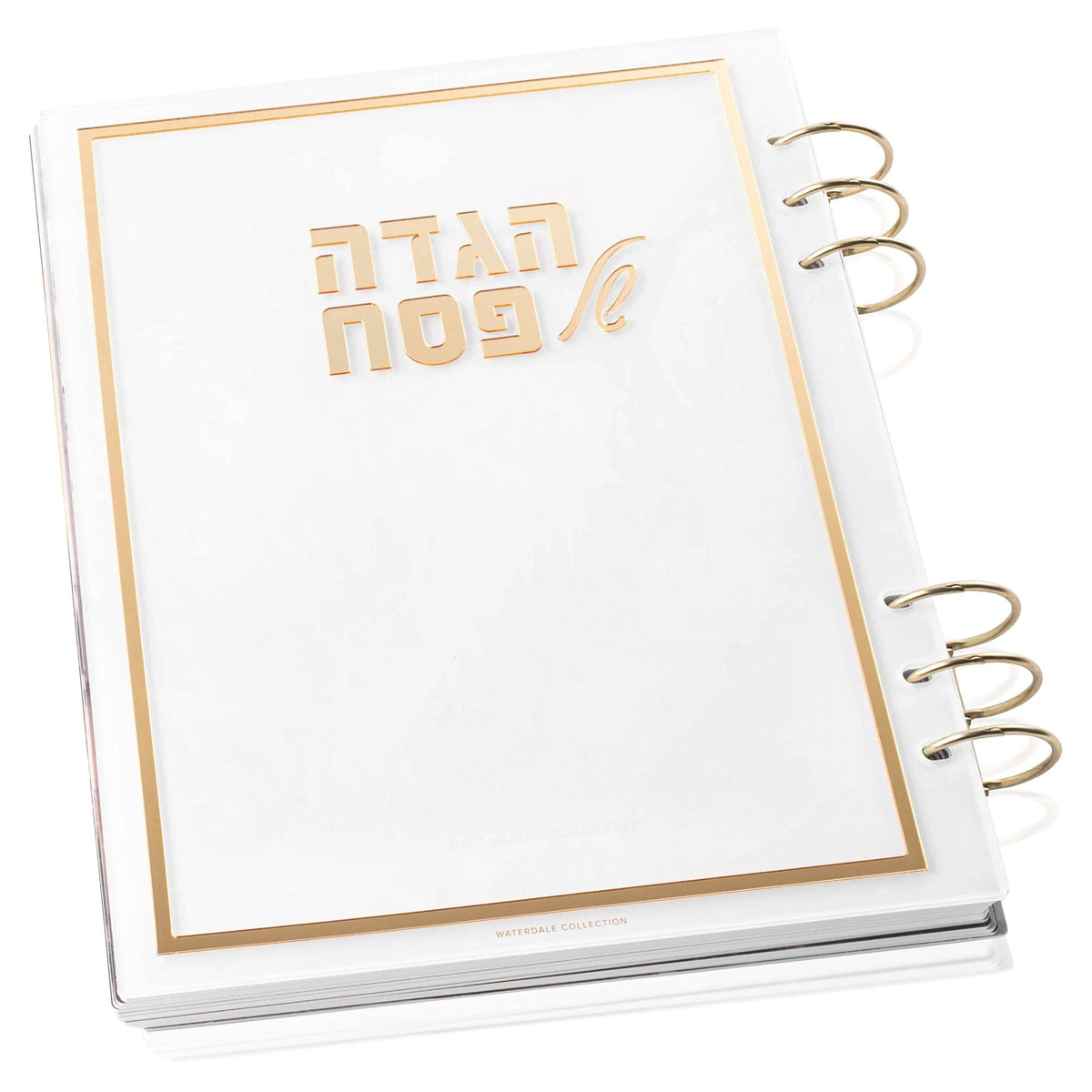 Painted Lucite Traditional Haggadah – Waterdale Collection