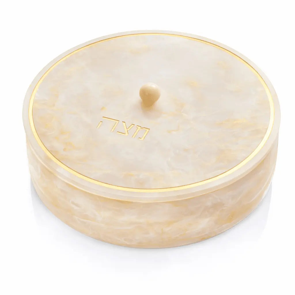 Resin Matzah Box | Modern Stone-Look Matzah Case | Waterdale ...