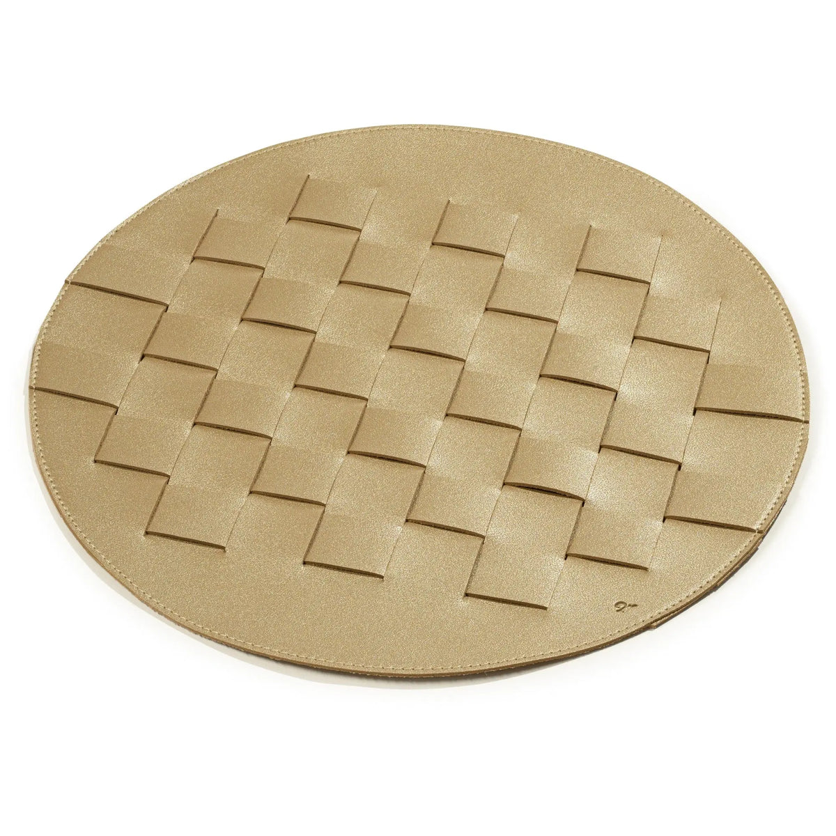 Woven Leather Round Chargers – Waterdale Collection